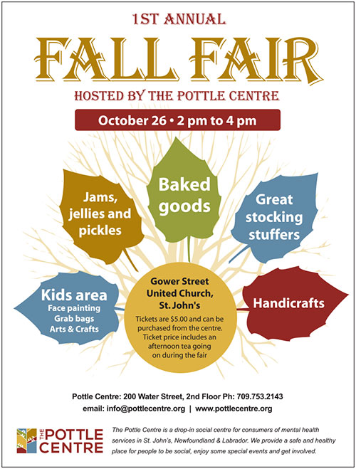 Join us for the 1st annual Fall Fair | The Pottle Centre